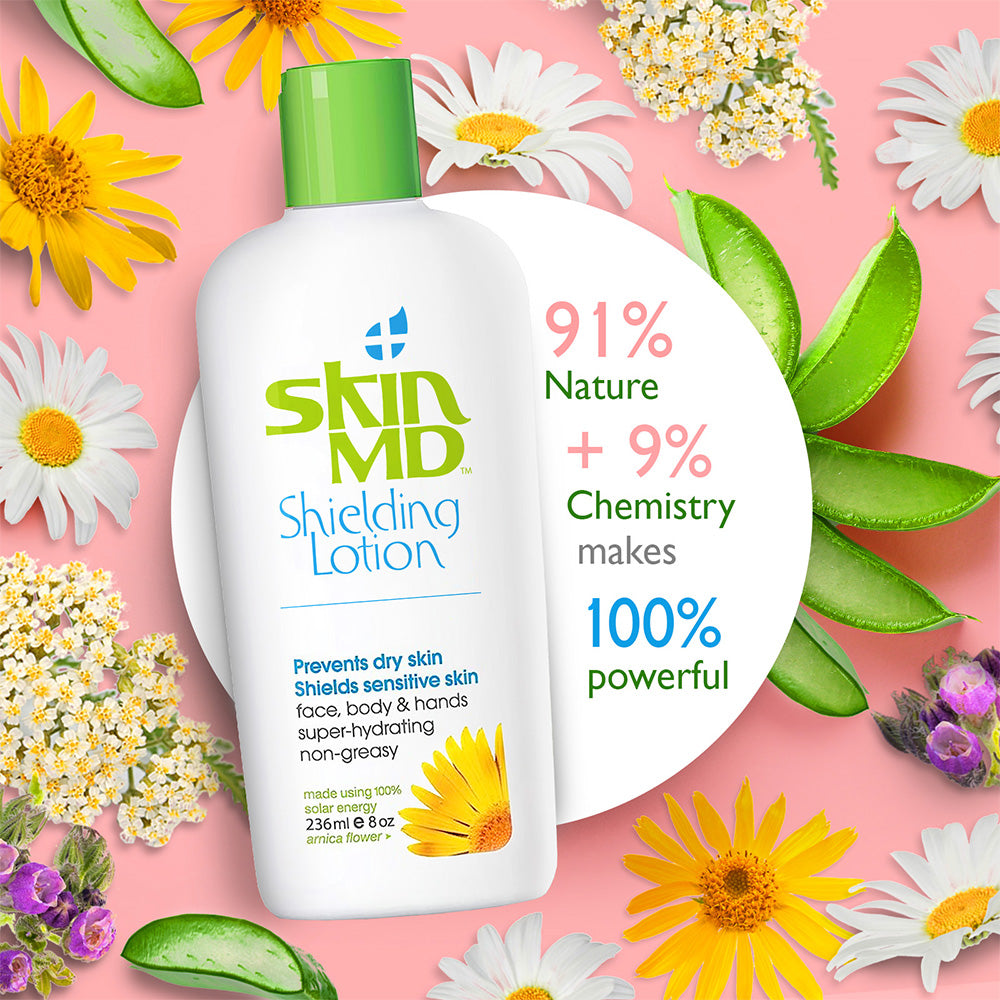 Skin MD Shielding Lotion 8oz (2 Pack) with Pumps – SkinMD Online Store